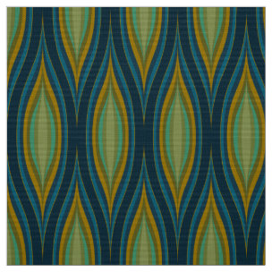 stylish 70s 60s retro mod fabric | Zazzle