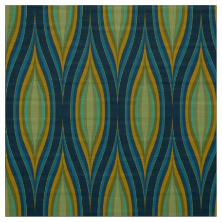 stylish 70s 60s retro mod fabric | Zazzle