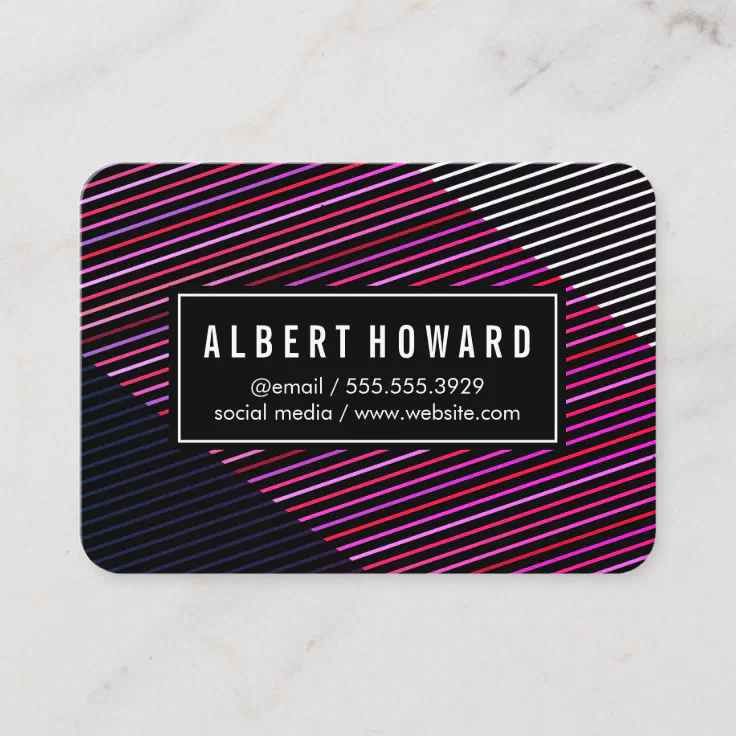Stylish and Contemporary Business Card | Zazzle