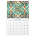 Stylish Bali Batik Pattern Fantasy Art Designs Calendar | Zazzle