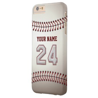 Stylish Baseball Number 24 Custom Name - Unique Case-Mate iPhone Case ...