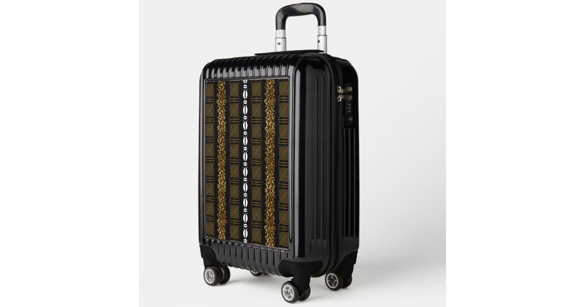 Stylish Carry-on African Leopard Luggage Case | Zazzle