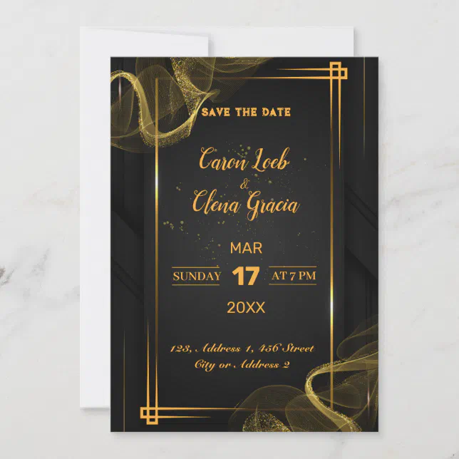 Stylish Celebrations Invitation | Zazzle