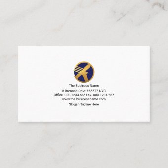 Stylish Creative Arrow Line Global Import Export Business Card | Zazzle