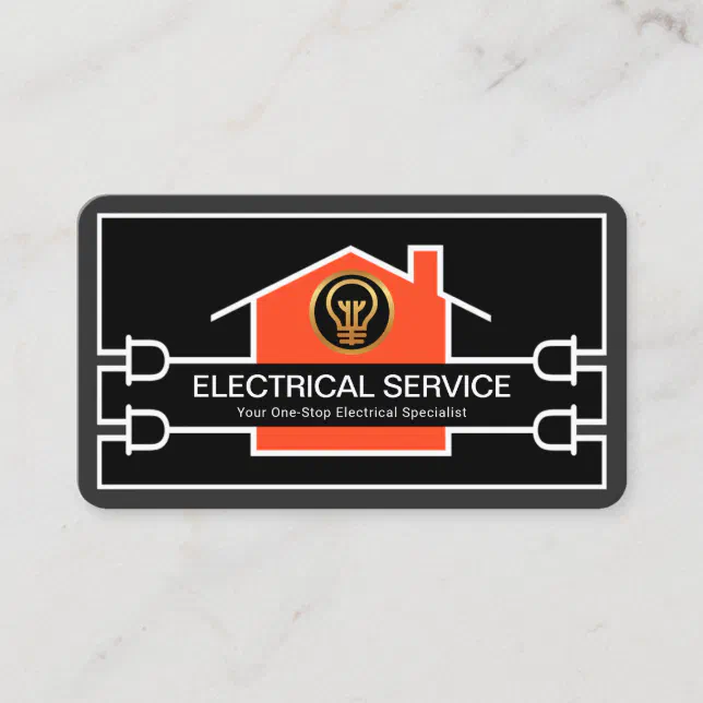 Stylish Creative Electrical Home Circuit Wiring Business Card | Zazzle