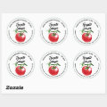 Stylish Custom Tomato Sauce Stickers for Canning | Zazzle