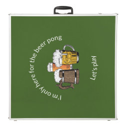 Stylish Customized Green Beer Pong Table | Zazzle