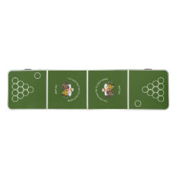 Stylish Customized Green Beer Pong Table | Zazzle