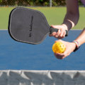 Stylish Dark Grey and Black Modern Monogram Pickleball Paddle | Zazzle