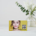 Stylish Dermatologist, Dermatology Clinic, QR Code Business Card | Zazzle
