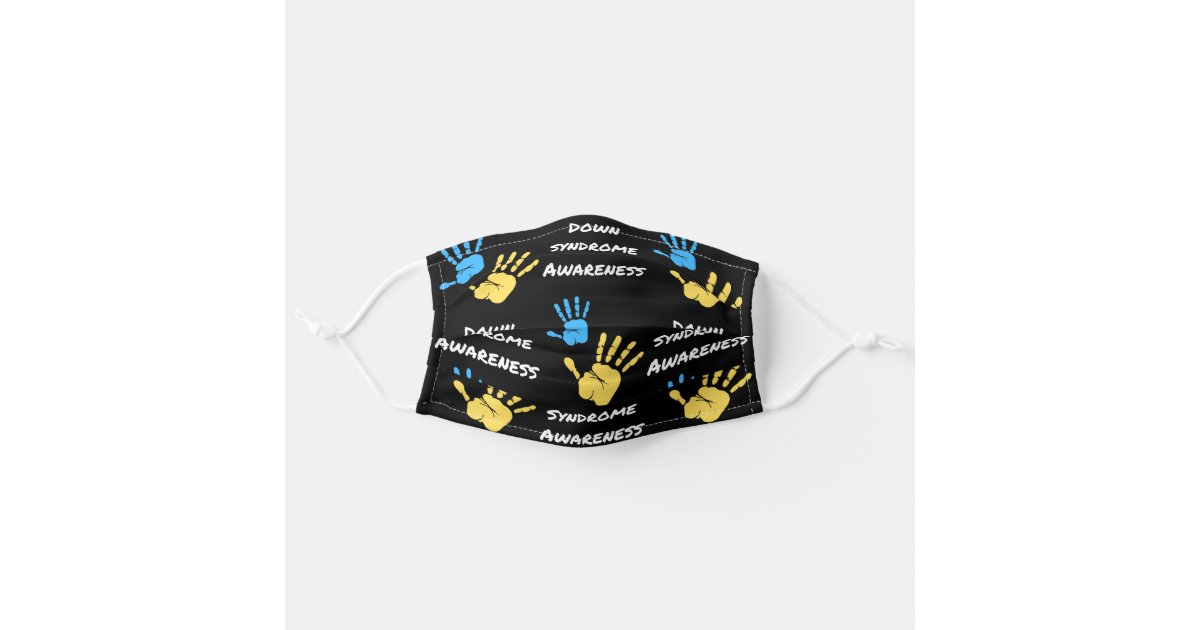 Stylish Down Syndrome Awareness Reusable Adult Cloth Face Mask | Zazzle