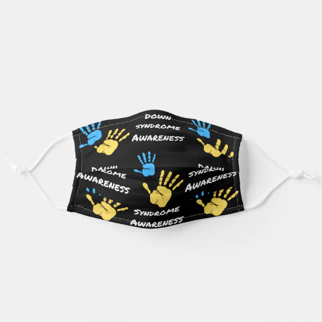 Stylish Down Syndrome Awareness Reusable Adult Cloth Face Mask | Zazzle