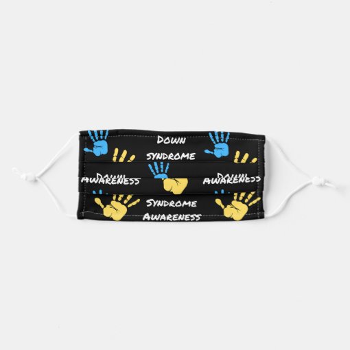 Stylish Down Syndrome Awareness Reusable Adult Cloth Face Mask | Zazzle