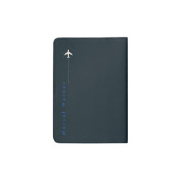 stylish & elegant, masculine dark-blue passport holder | Zazzle
