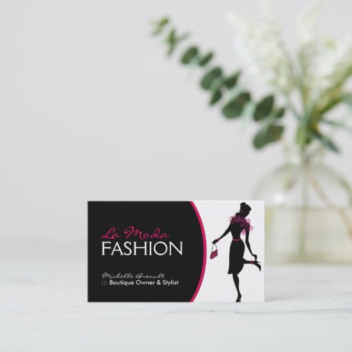 Stylish Fashion Designer Business Card | Zazzle
