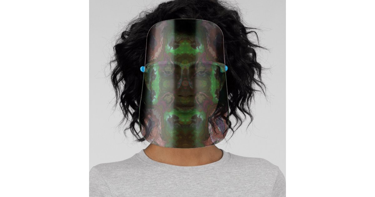 Stylish Full Coverage Face Shield - Customizable | Zazzle