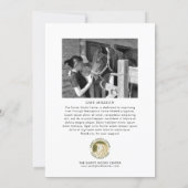 Stylish Gala Custom Event Logo Photo Black Gold Invitation | Zazzle