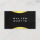 Stylish Gold Accent Business Card | Zazzle