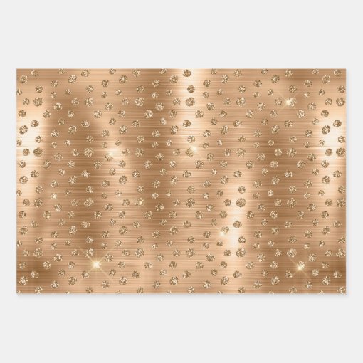 Stylish Gold Glitter Wild Big Cat Animal Patterns Wrapping Paper Sheets ...