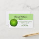 Stylish Green Apple Teacher's Business Card | Zazzle