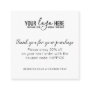 Stylish Jewelry Care Instructions Business Logo Enclosure Card | Zazzle