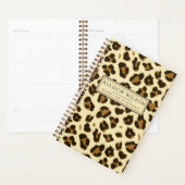 Stylish Leopard Print Planner | Zazzle