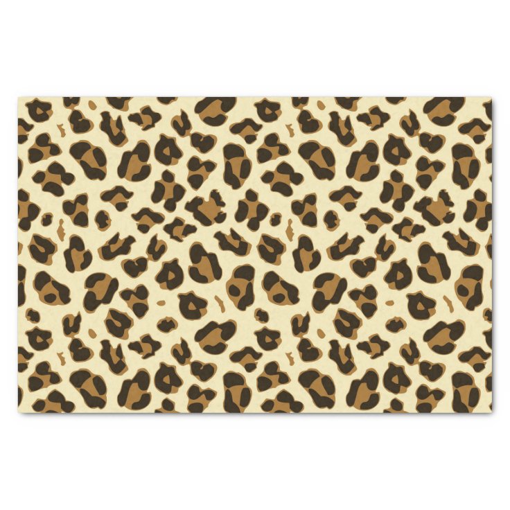 Stylish Leopard Print Tissue Paper | Zazzle