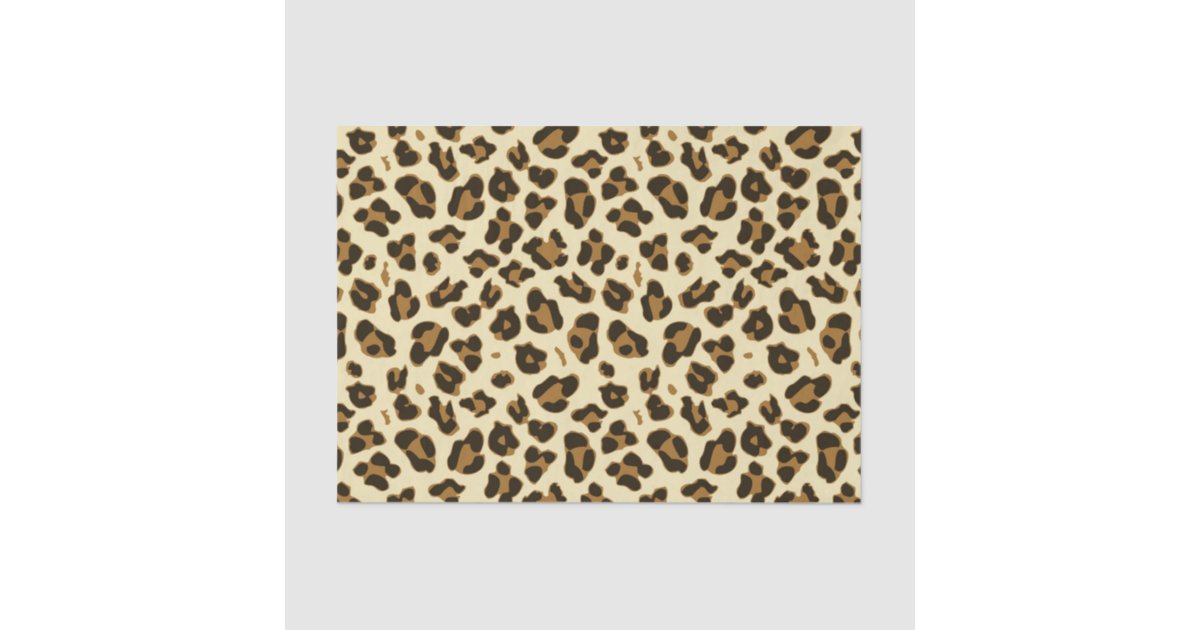 Stylish Leopard Print Tissue Paper | Zazzle