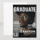 Stylish Magazine Cover | Graduation Party Invitation | Zazzle
