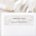 Stylish Marble Modern Simple Personalized Template Label | Zazzle