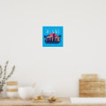 Stylish Miami Florida Retro City Logo Poster | Zazzle