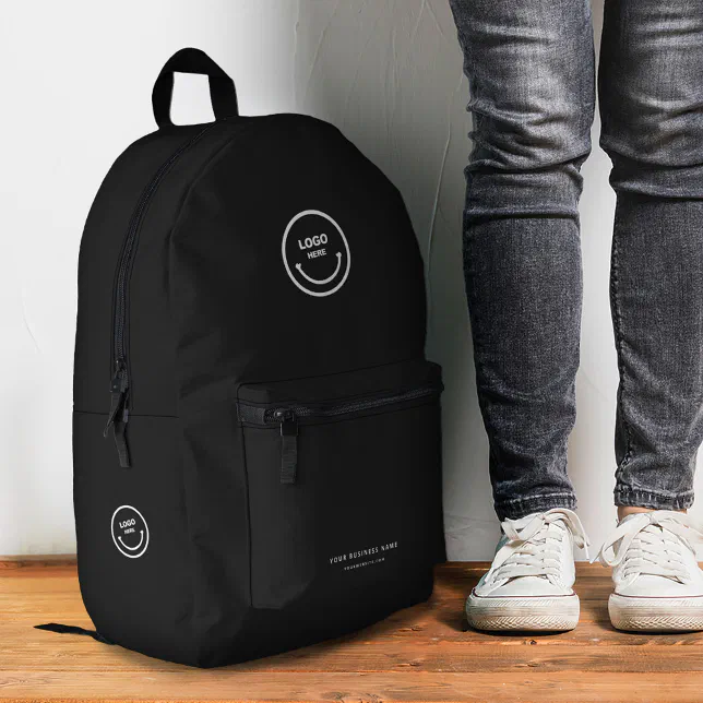 Stylish Minimalist Business Logo Company Marketing Printed Backpack ...