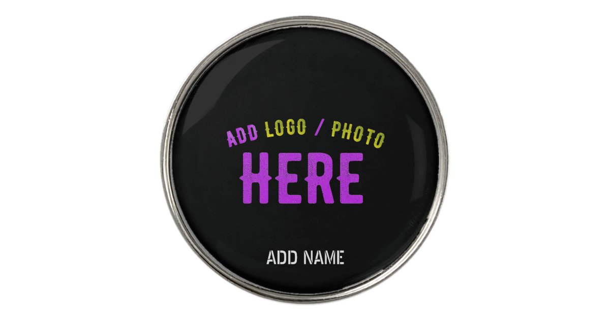 STYLISH MODERN CUSTOMIZABLE BLACK VERIFIED BRANDED GOLF BALL MARKER ...