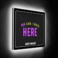 STYLISH MODERN CUSTOMIZABLE BLACK VERIFIED BRANDED LED SIGN | Zazzle