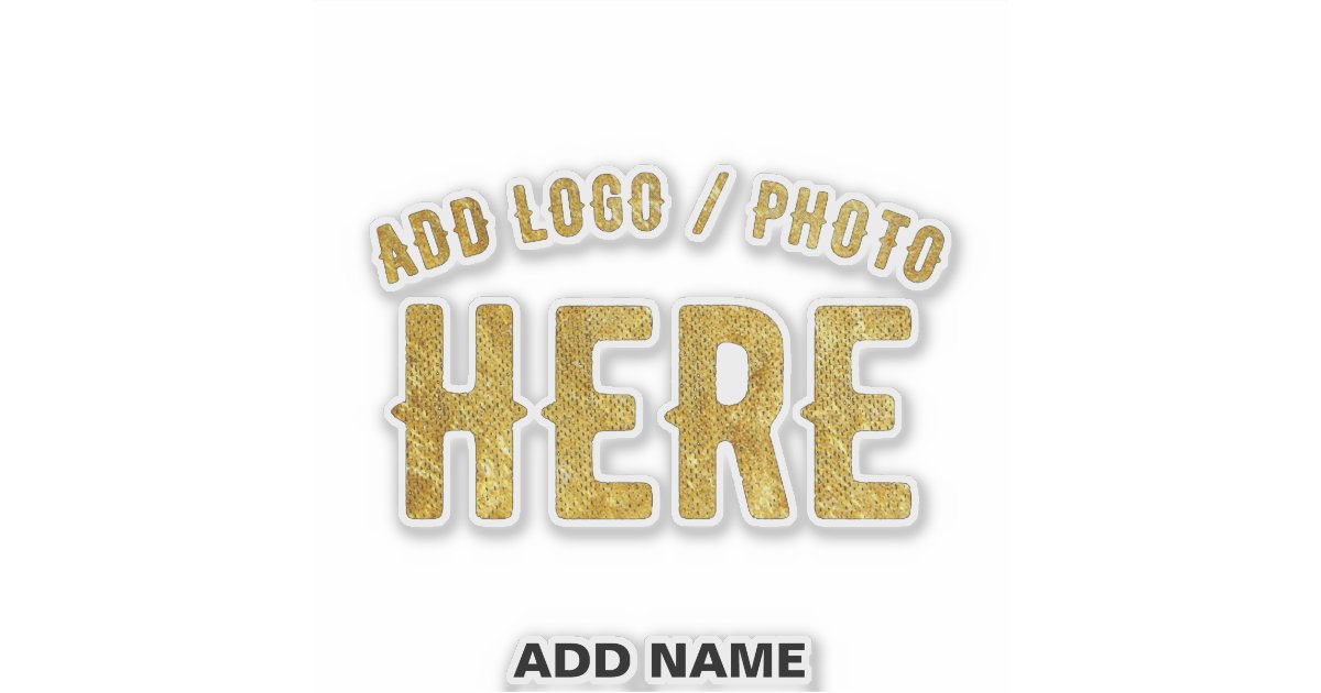 STYLISH MODERN CUSTOMIZABLE CLEAR VERIFIED BRANDED STICKER | Zazzle