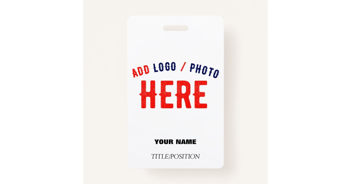 STYLISH MODERN CUSTOMIZABLE WHITE VERIFIED BRANDED BADGE | Zazzle