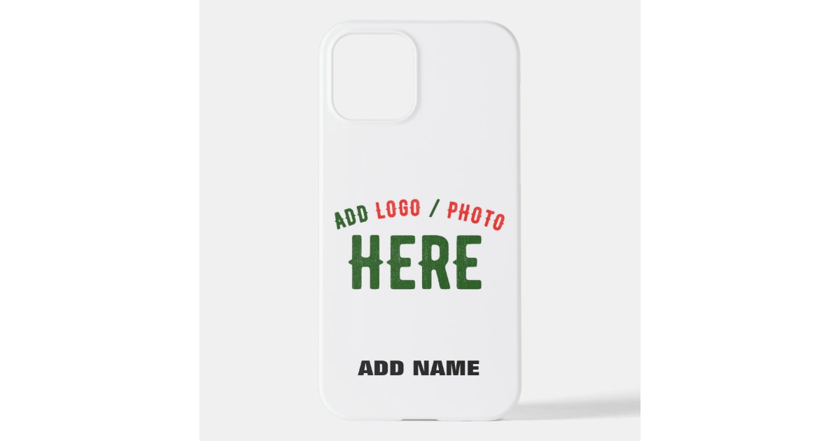 STYLISH MODERN CUSTOMIZABLE WHITE VERIFIED BRANDED iPhone CASE | Zazzle