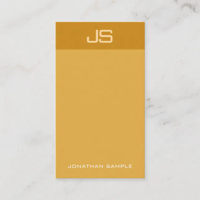 Stylish Modern Monogram Vertical Template Trendy Business Card | Zazzle