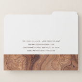 Stylish Modern Wooden Carpentry Construction File Folder | Zazzle