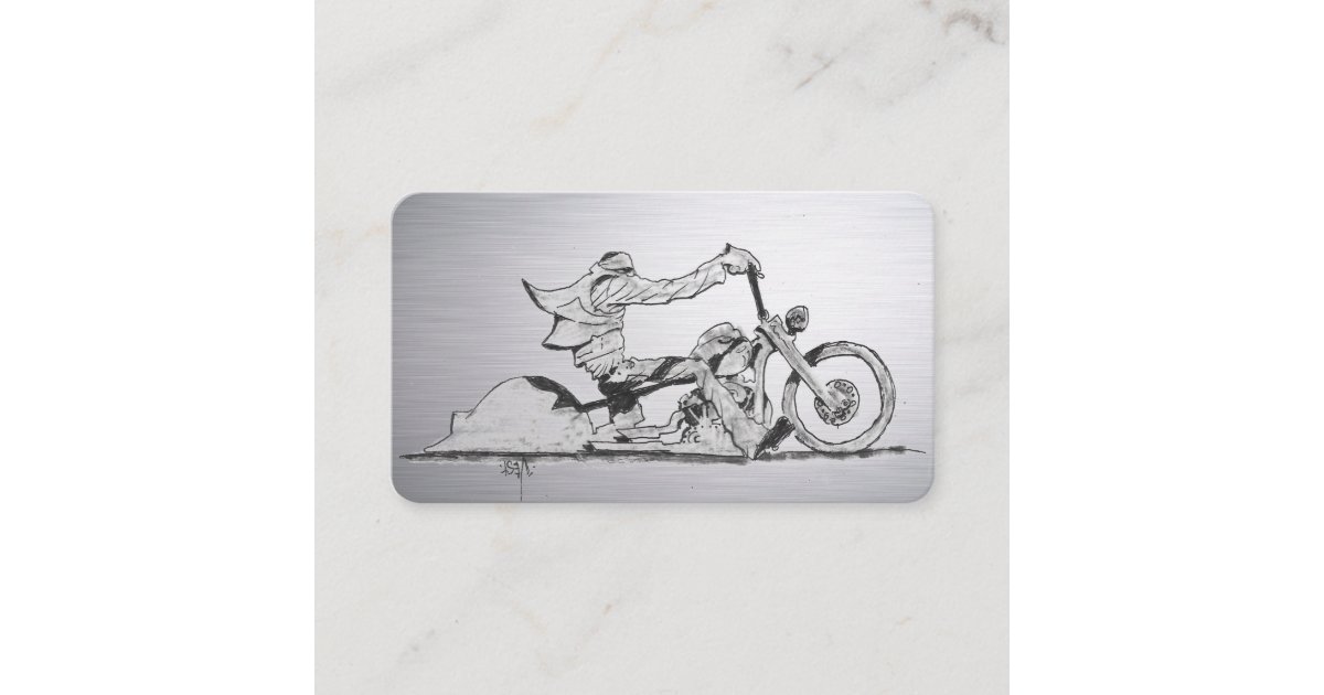 Stylish Motorcycle Business Card | Zazzle