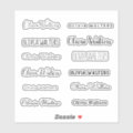 Stylish Name Sticker | Zazzle