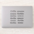 Stylish Name Sticker | Zazzle