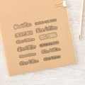 Stylish Name Sticker | Zazzle