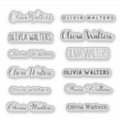 Stylish Name Sticker | Zazzle