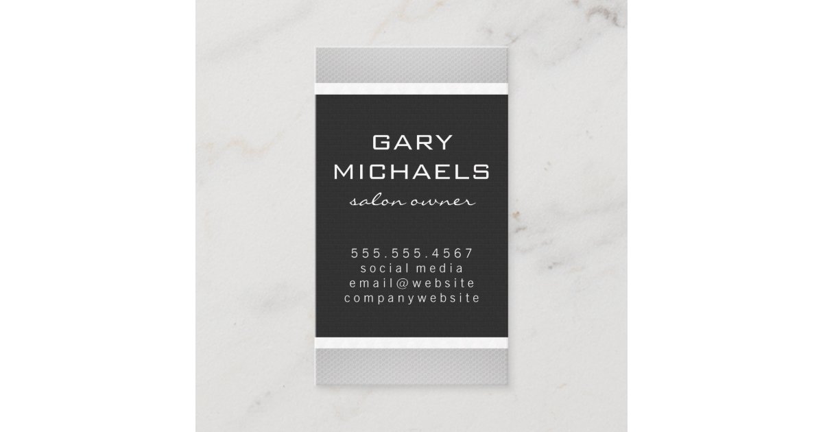 Stylish Patterns Business Card | Zazzle