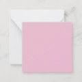 Stylish Plain Simple Professional Light Pink Note Card | Zazzle