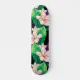 Stylish Plumeria Flower Tropical Green Foliage Skateboard | Zazzle