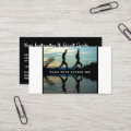 Stylish Portrait Reflection, Yoga Instructor Business Card | Zazzle