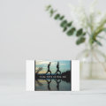 Stylish Portrait Reflection, Yoga Instructor Business Card | Zazzle