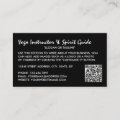 Stylish Portrait Reflection, Yoga Instructor Business Card | Zazzle